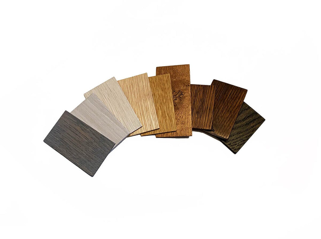 Oak & Redwood Samples | Oak Shelf Sample | Redwood Shelf Sample
