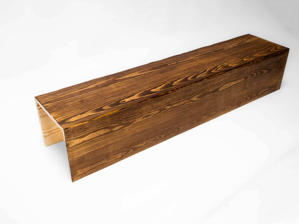 Pine Box Beam - Hollow RSJ Cover - Traditional Beams