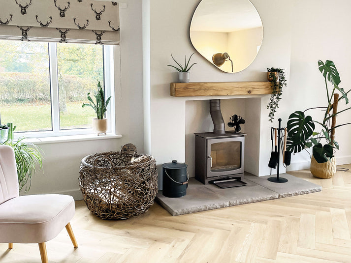 Rustic Oak Beams | Solid Oak Beam | Rustic Oak Fireplace Beams (Aged)