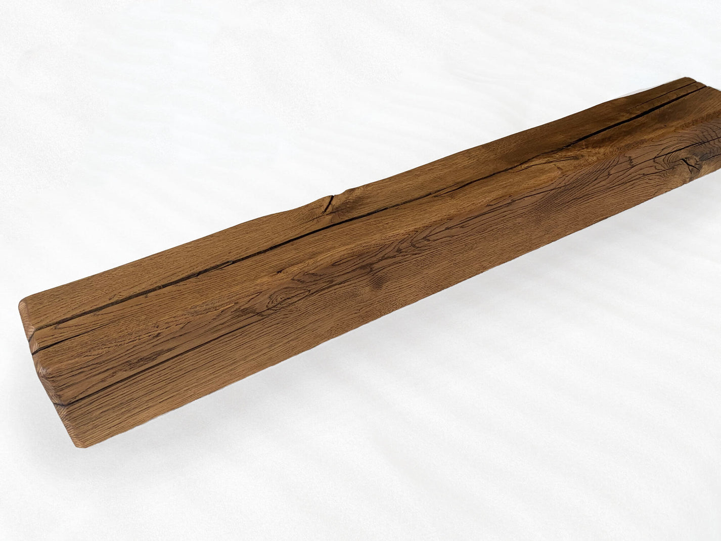 Rustic Oak Beams | Solid Oak Beam | Rustic Oak Fireplace Beams (Aged)