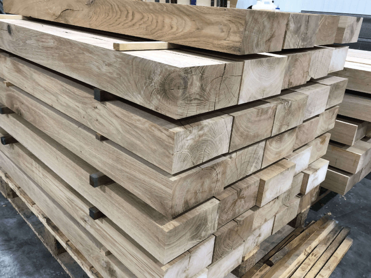 Planed Oak Beams: Planed Oak at Trade Prices | Perfect for DIY - 19cm x ...