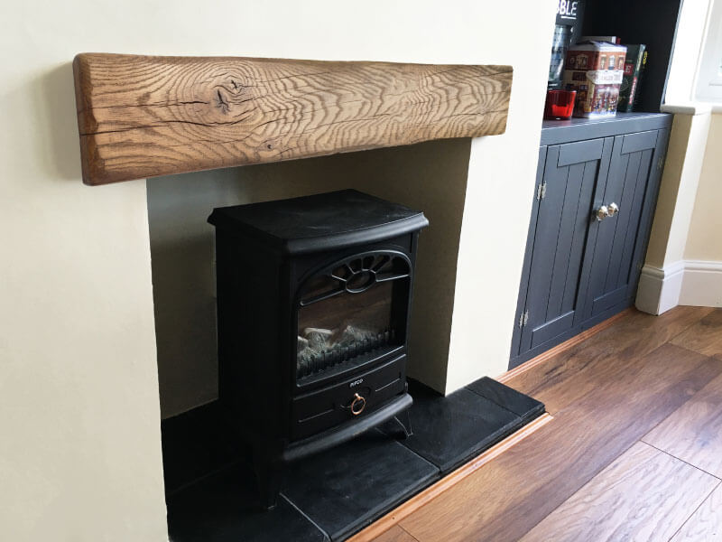 Aged Oak Fascia Beam | Traditional Beams Ltd | Fast Delivery - 18cm x 3 ...