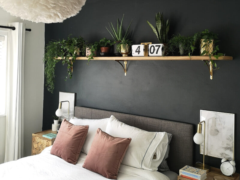 Rustic Floating Shelves | Rustic Oak Floating Shelves (32mm Thick ...