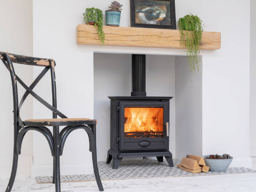 Rustic Oak Beams | Solid Oak Beam | Rustic Oak Fireplace Beams (Aged)