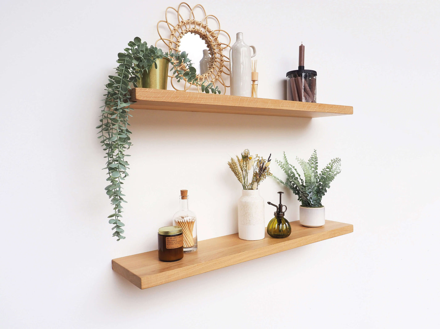 Oak Shelves | Solid Oak Floating Shelves | Oak Floating Shelf