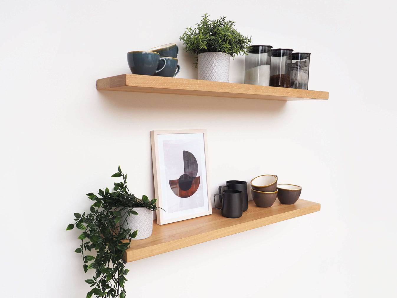 Oak Shelves | Solid Oak Floating Shelves | Oak Floating Shelf